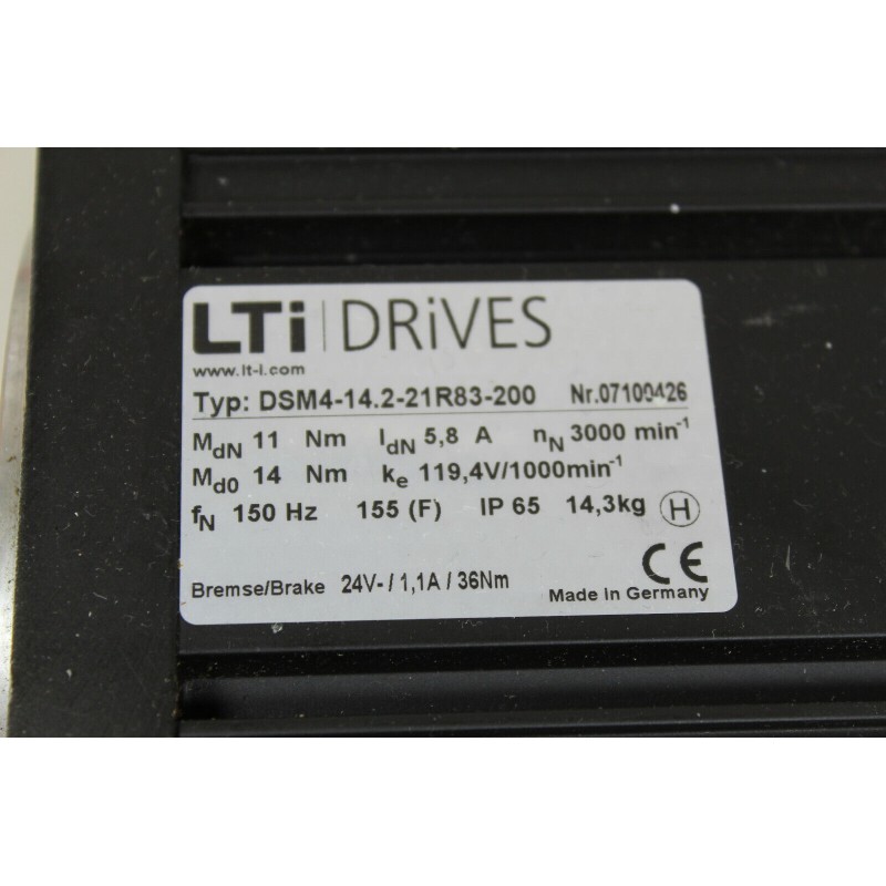 LTi Drives DSM4-14.2-21R83-200 (Servo Motor) - 6 months warranty | eBay