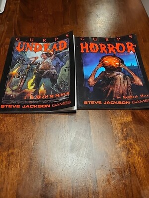 Gurps Horror 3rd Ed, Hite And Gurps Undead Lot Steven Jackson Games | eBay