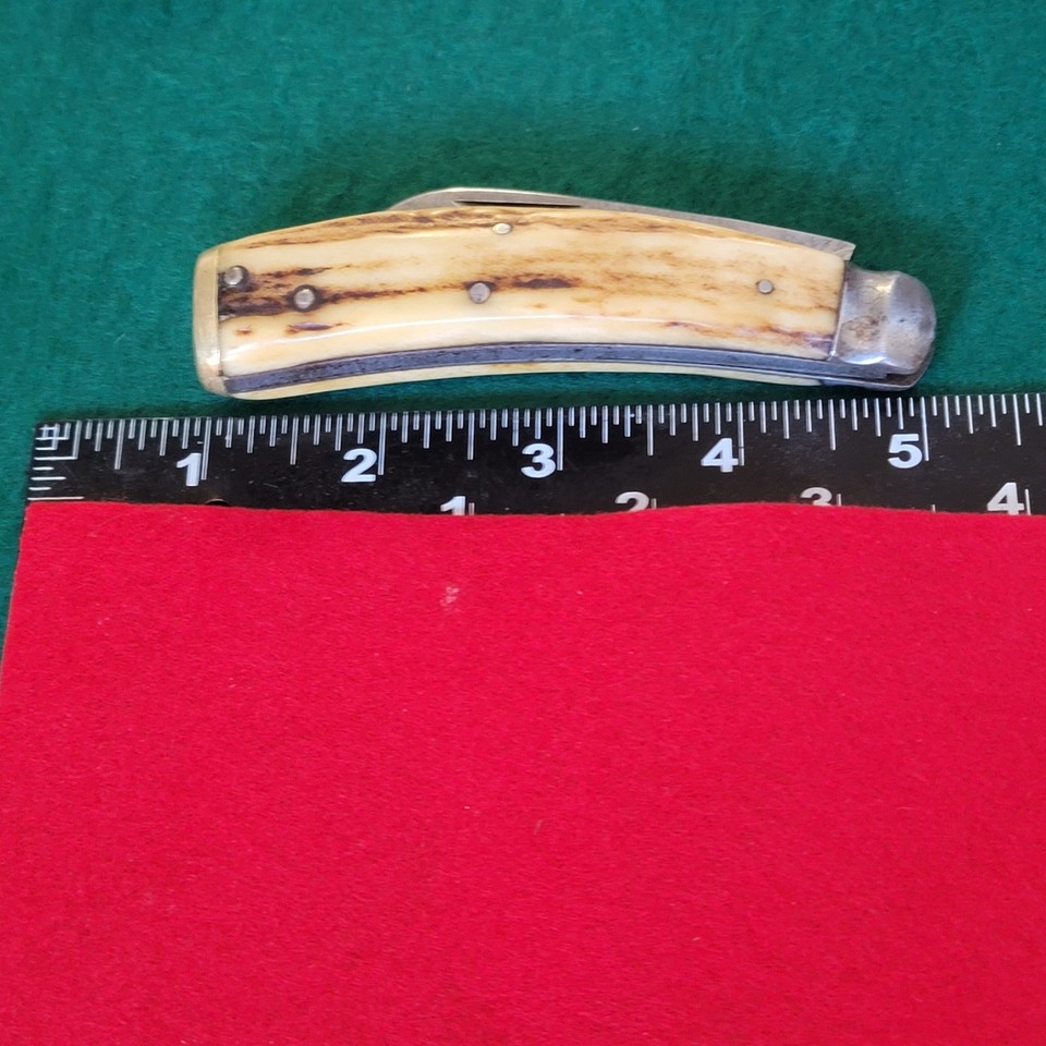 Old Vintage Antique Saynor Sheffield England Buttcap Curved Jack Pocket ...