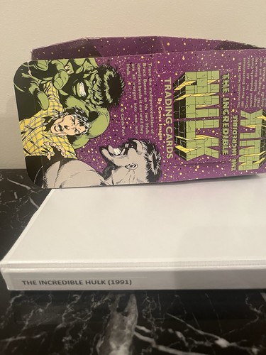 Incredible Hulk Trading Card Set (1991) Complete Set + Binder ...