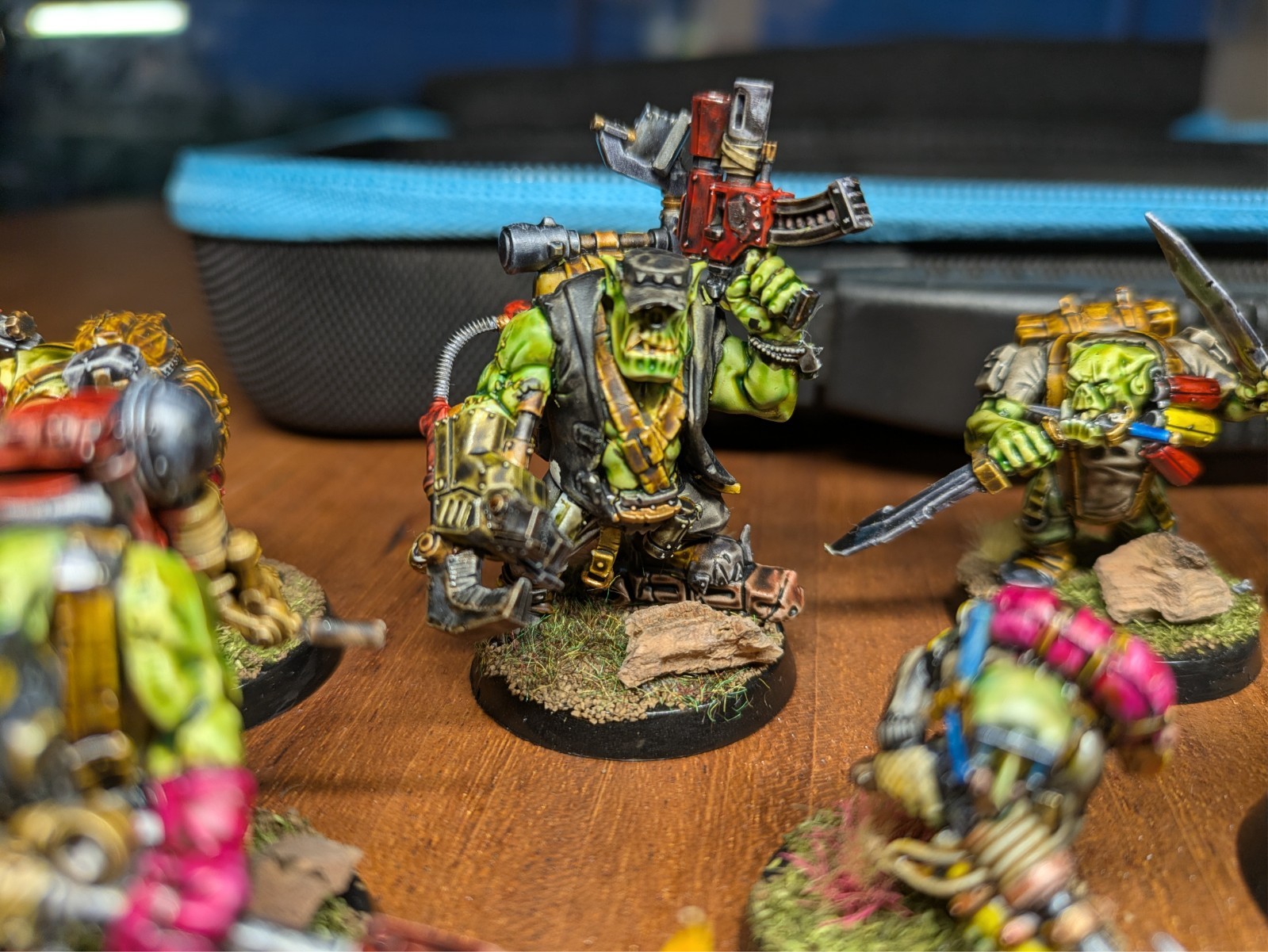 (Well Painted) warhammer 40k ork kommandos kill team with case and ...