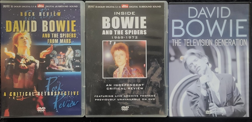 DAVID BOWIE X 3 DVD BUNDLE - Spiders from Mars & more | eBay UK