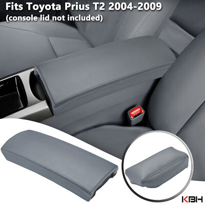 Fits 2004-2009 Toyota Prius Leather Center Console Lid Armrest Cover ...