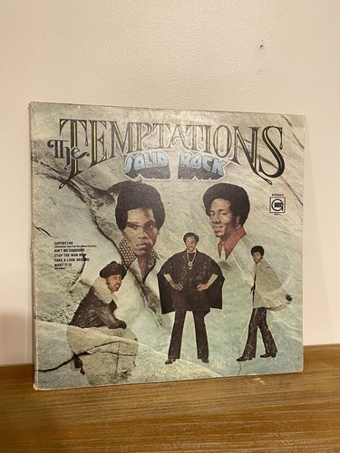1971 THE TEMPTATIONS SOLID ROCK LP G961L Funk Soul | eBay