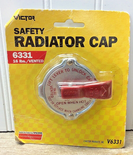 Victor Safety Radiator Cap 6331 Vented 16 lbs New | eBay