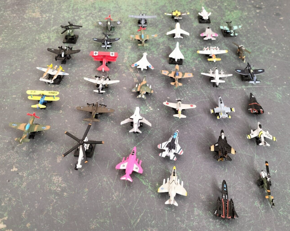 Vintage Micro Machines Military Collection WWII Fighters WWI Biplanes ...
