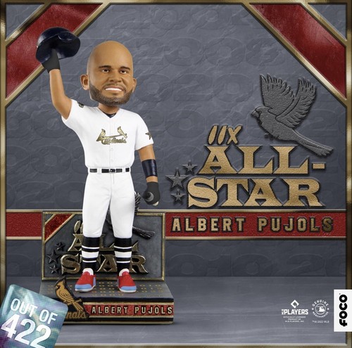 ALBERT PUJOLS St. Louis Cardinals Legend 11x MLB All Star Bobblehead ...