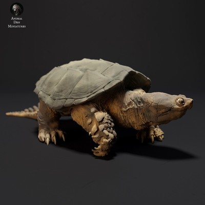 Breyer size traditonal 1/9 resin companion animal snapping turtle ...