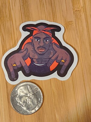 Tupac Shakur Sticker Tupac Sticker 2pac Sticker 2pac Decal Rap Rapper ...