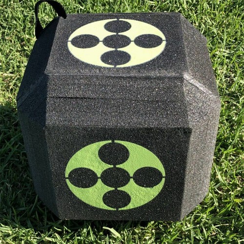9/15" 3D Archery Polyhedral Stuffed Target High Density Self Healing ...