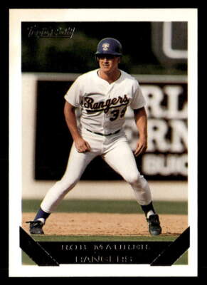 Rob Maurer 1993 Topps Card #763 Texas Rangers | eBay