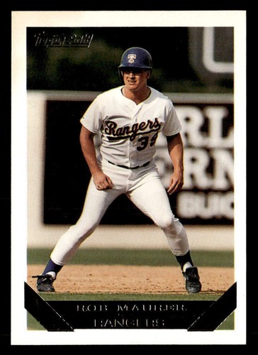 Rob Maurer 1993 Topps Card #763 Texas Rangers | eBay