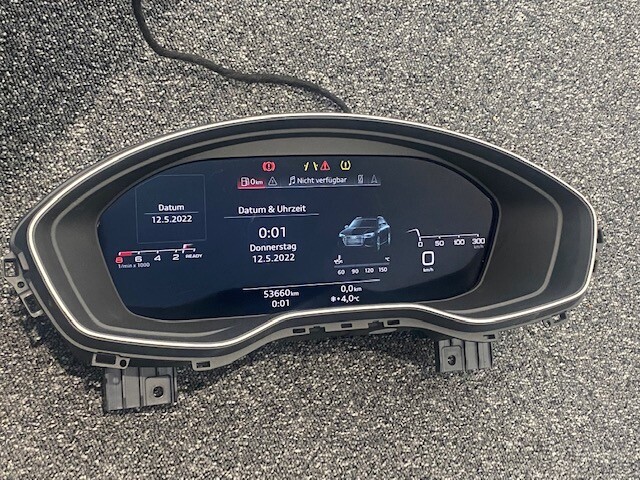 AUDI A4 RS4 A5 RS5 Q5 SQ5 SPEEDOMETER INSTRUMENT CLUSTER VIRTUAL LCD ...