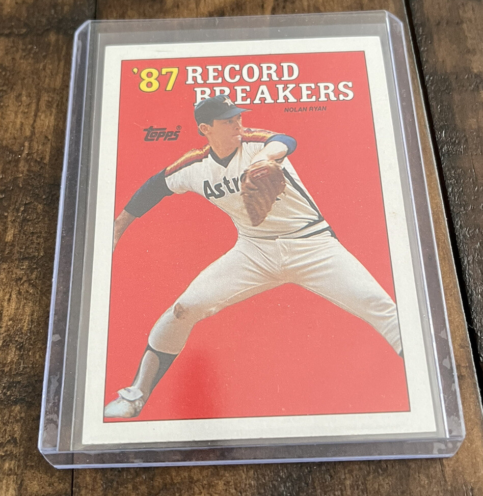 1988 Topps (87 Record Breakers) Nolan Ryan #6 (Houston Astros) | eBay