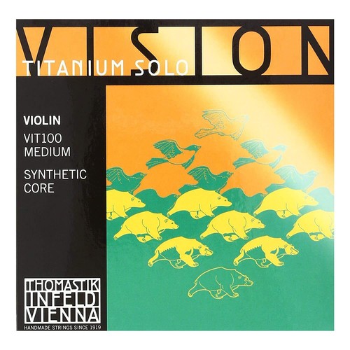 Vision Titanium Solo Violin Strings Set, Titanium 4/4 Size | eBay