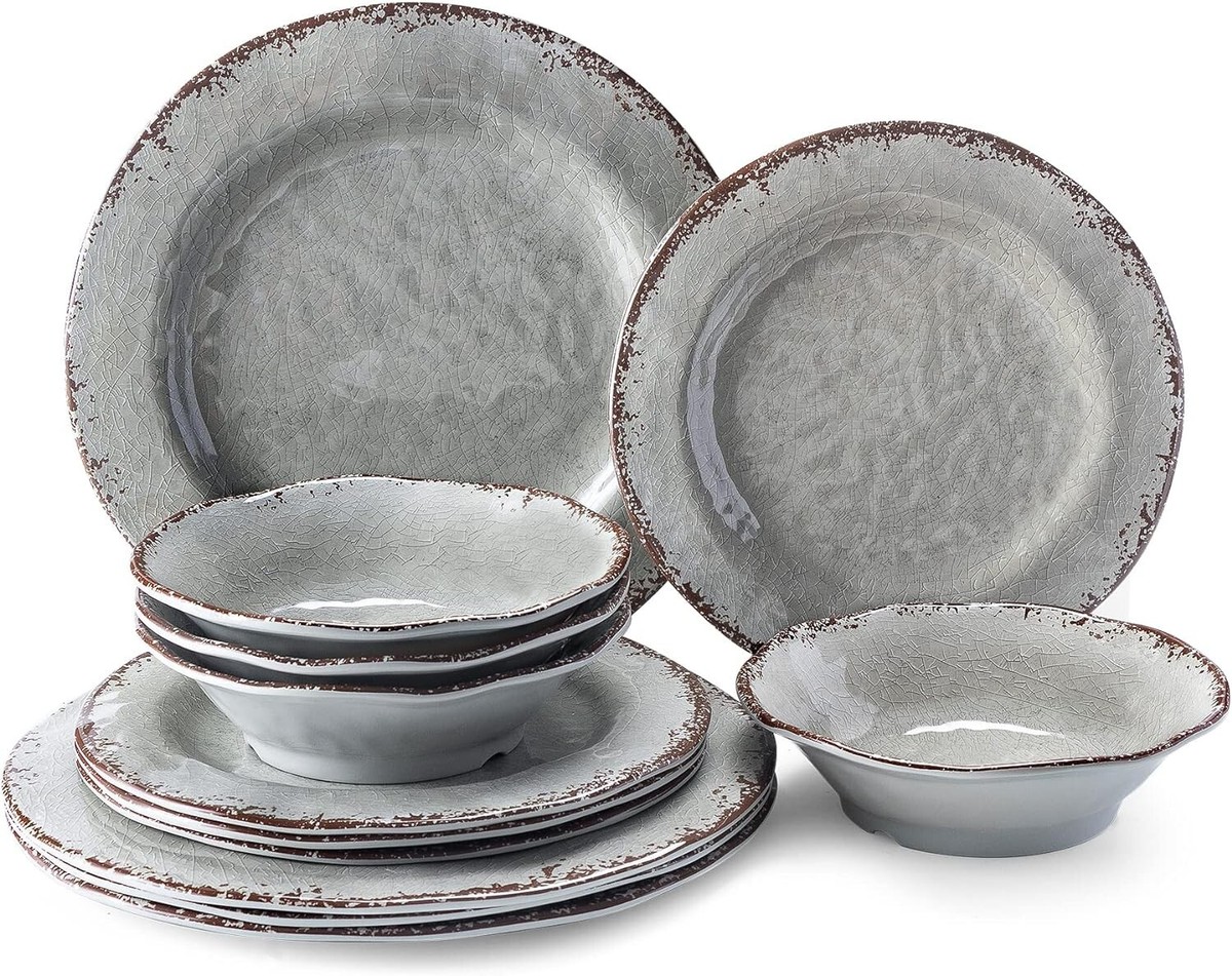 Rustic White Dinnerware Rustic Stoneware Collection Nom Living