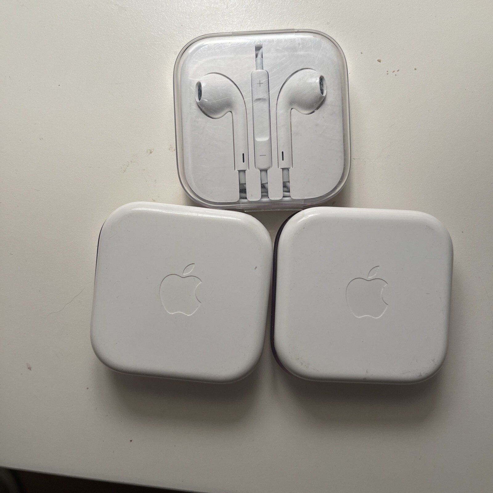 Genuine Apple Earbuds 3.5mm Plug Earphones iPhone Headphone Jack REAL ...