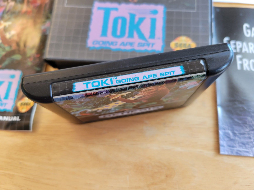 Sega Genesis (CIB) - Toki Going Ape Spit - GOOD & FULLY Complete Game ...