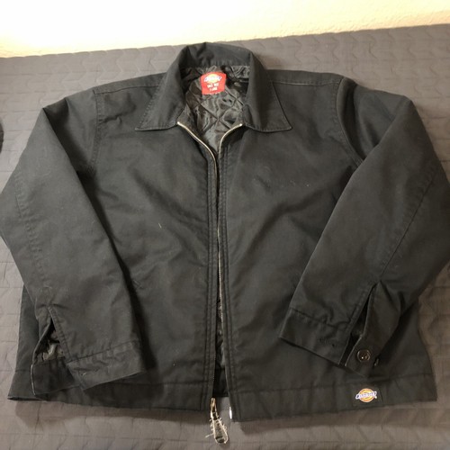 Dickies Quilted Jacket, Lined worn in the late 90s, rockabilly, XL | eBay