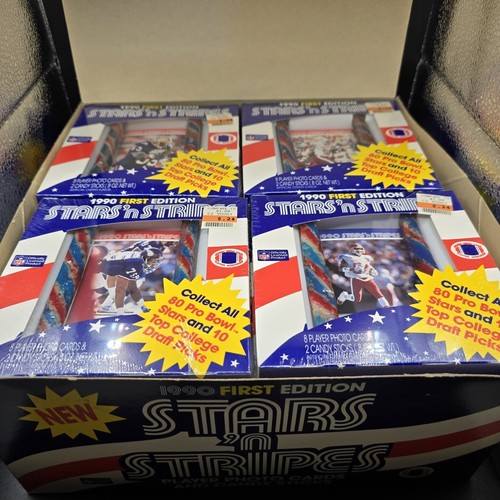 1990 NFL Stars 'N Stripes Wax Box (24ct) | eBay