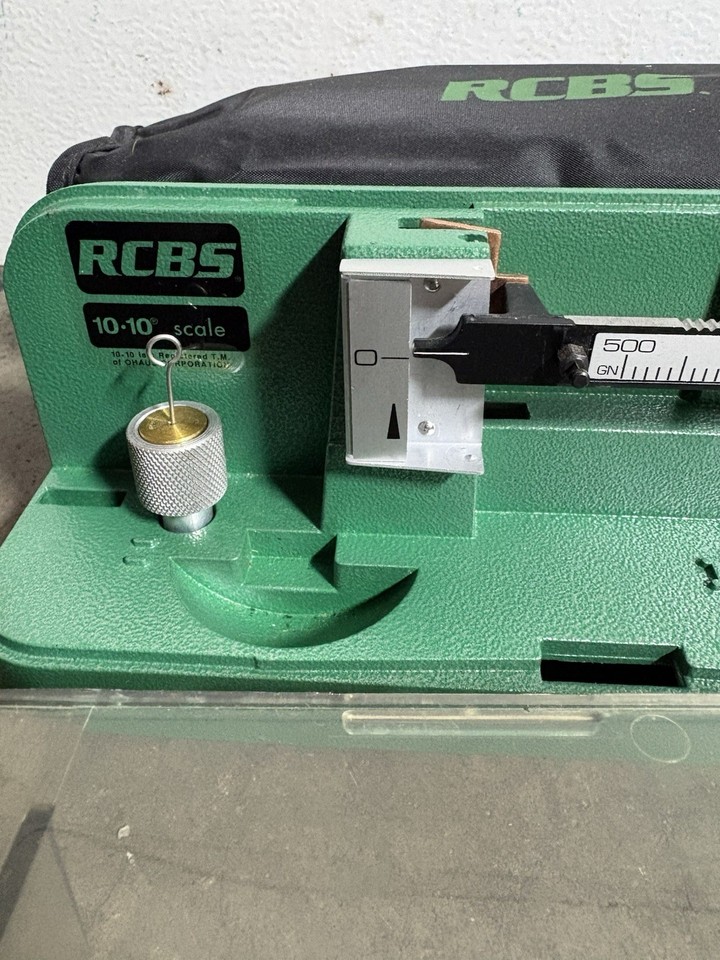 OHAUS RCBS Model 10-10 Reloading Balance Beam Scale | eBay