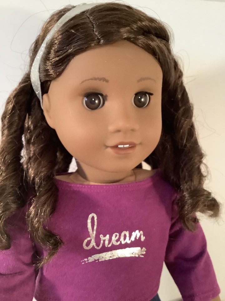 American Girl Gabriela 18" Doll With Extra Outfit Girl of the Year 2017 ...