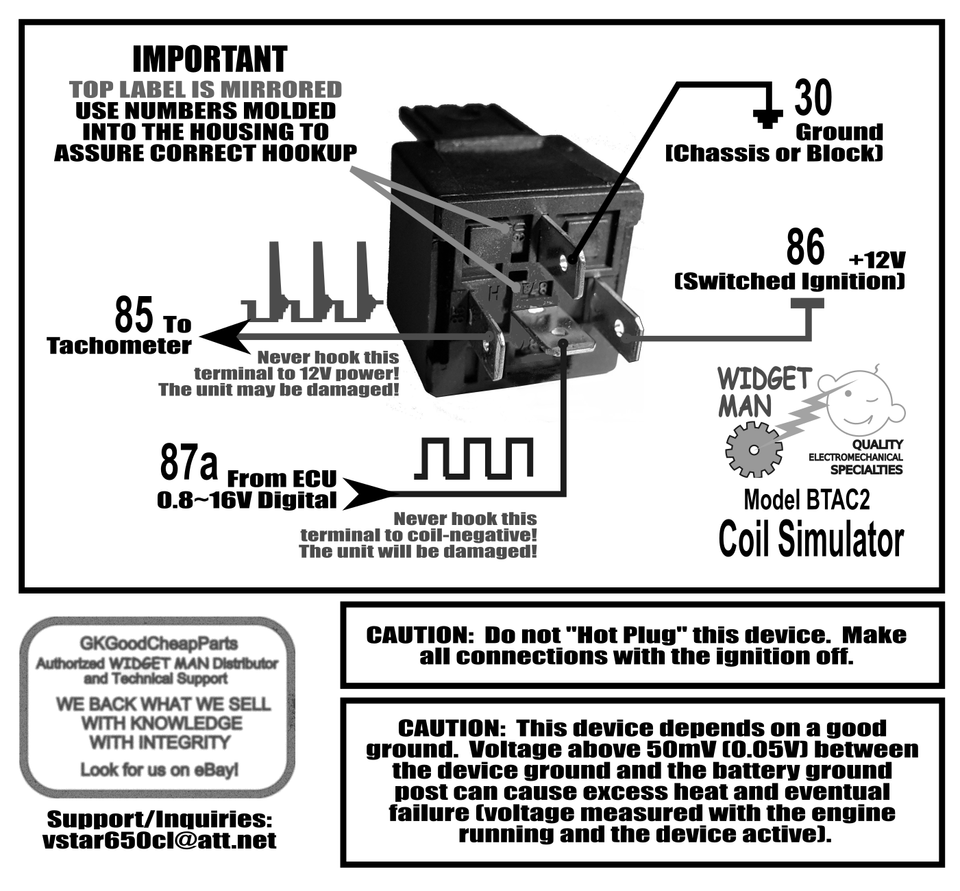 TACH TACHOMETER SIGNAL BOOSTER, 3~16V In -> 48~63V Out, compare to MSD ...