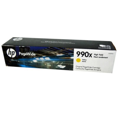 Genuine HP 990X Yellow Ink Cartridge PageWide Pro 750, 772, 777 | eBay