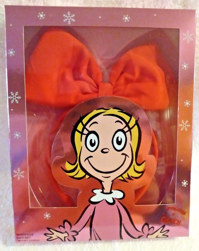 NEW The Grinch Whoville Cindy Lou-Who Gift Set Head Band Makeup | eBay