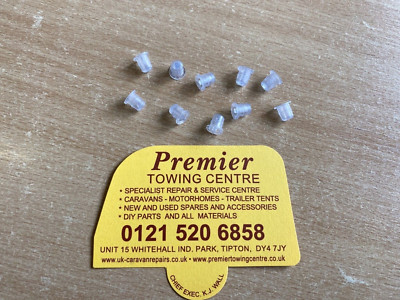 POLYPLASTIC CARAVAN MOTORHOME WINDOW VENTILATION BUNG RUBBER SEAL X 10 ...