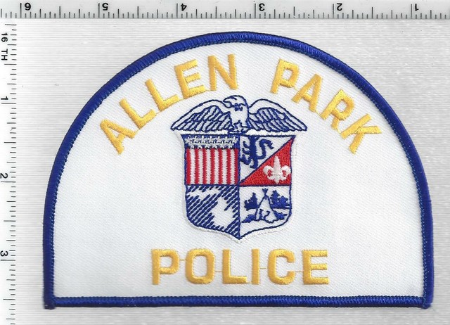 Allen Park Police (Michigan) 2nd Issue Shoulder Patch | eBay
