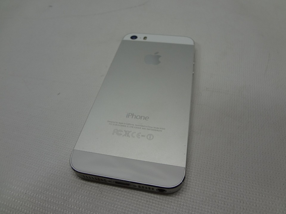 Apple iPhone 5S A1533 16GB (Verizon) - Silver *No AC/SIM* w/Battery ...