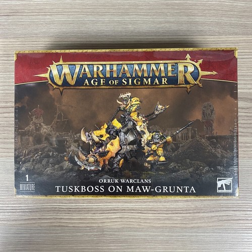 Tuskboss En Maw-Grunta Warhammer Age Of Sigmar Aos Orruk Warclans Orc ...