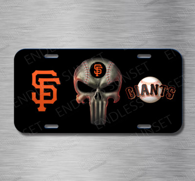 San Francisco Bay California Giants Baseball Sport License Plate Front ...