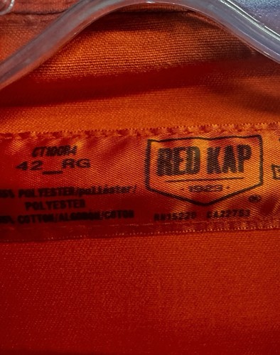 CDCR Official Jail Prison Inmate Orange Jumpsuit Uniform Felon RED KAP ...