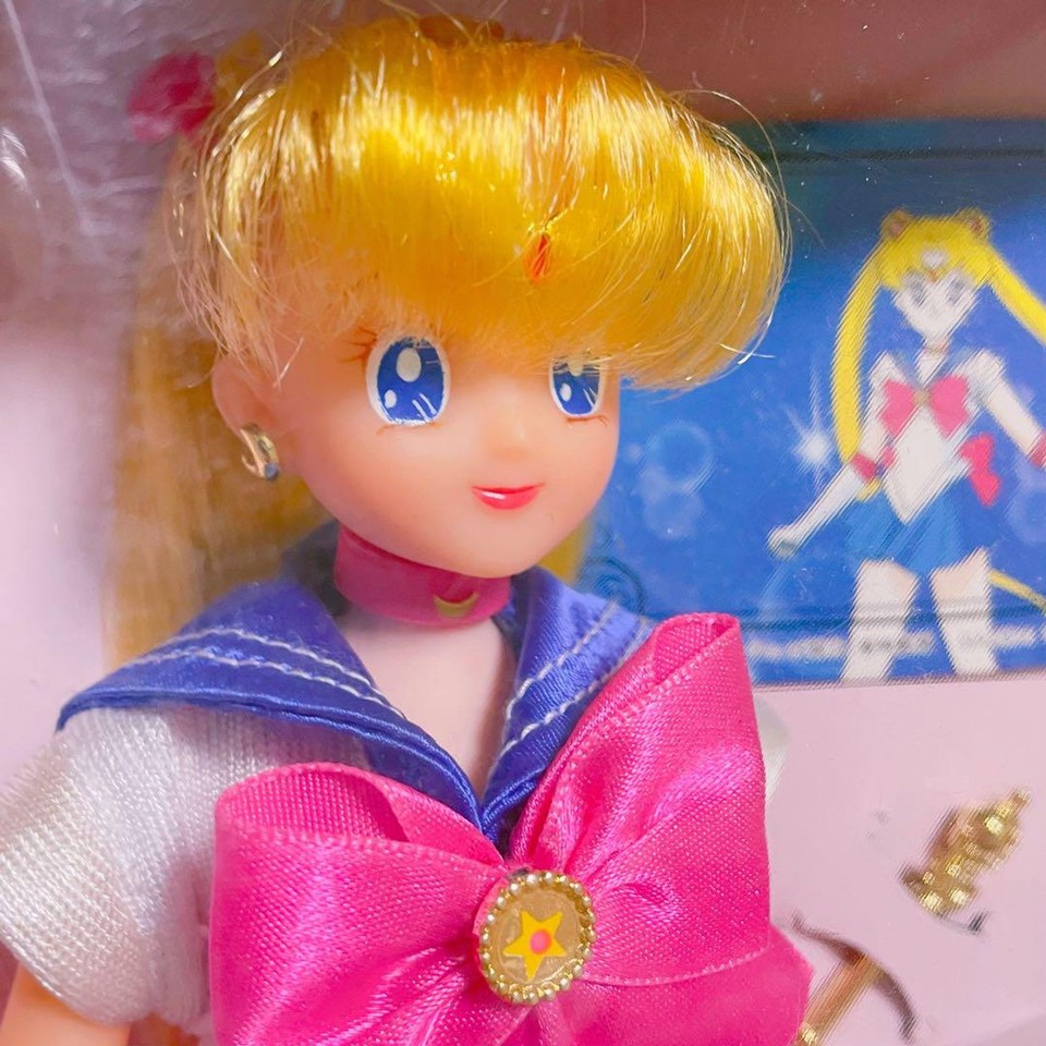 Sailor Moon Sailor Team Doll Bandai Vintage 90s Collectible Figure Toy ...
