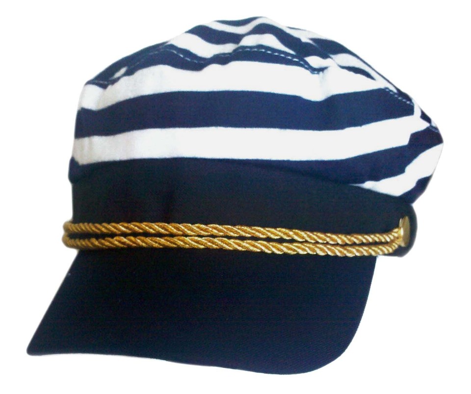 Sailor Captain Hat Yacht Boat Dress Party Costume Cap Hat | eBay