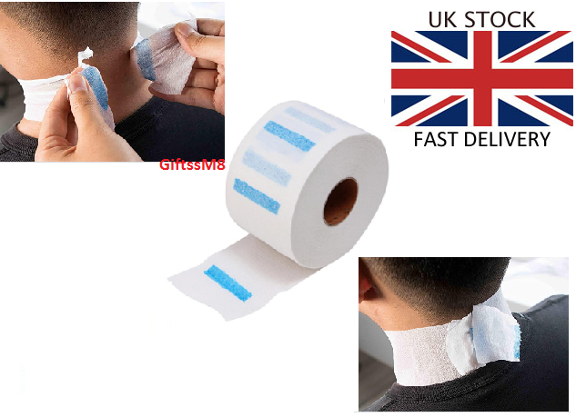 New Neck Strips Roll Barbers Professional Salon Ruffle Disposable ...