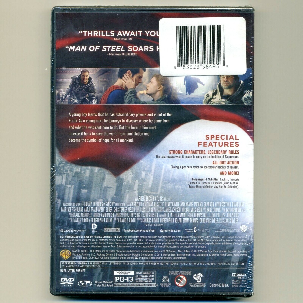 Man Of Steel 2024 Dvd Hoes Real Steel (DVD) (2012)