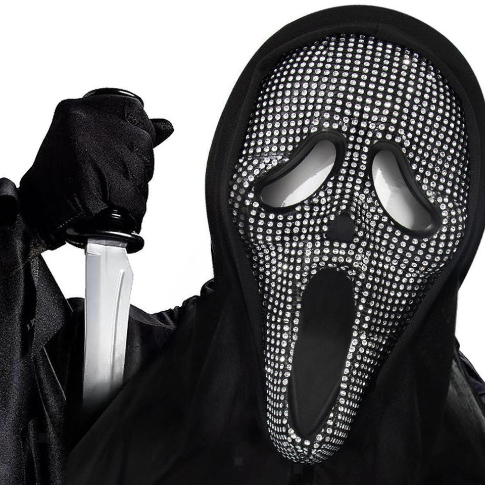 Halloween Ghost Mask, Cosplay Festive Costume Party Accessories ...