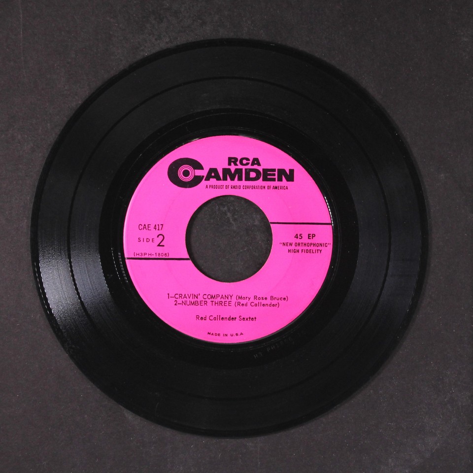 RED CALLENDER: red callender sextet RCA CAMDEN 7" EP 45 RPM | eBay