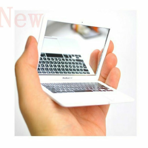 Doll Miniature Mini Laptop Accessories Dollhouse Parts Fake Computer ...