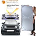 [100%UV Protection] Car Front Window Sunshade Heat Shield Sun Visor ...