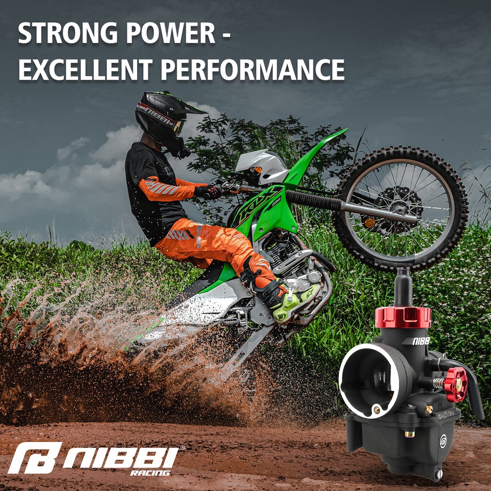 NIBBI PE 24mm Pre-Jetted Racing Carburetor For Yamaha TTR125E TTR125L ...