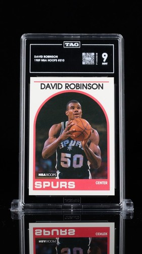 David Robinson rookie card 1989 NBA Hoops #310 TAG 9 -PSA, Beckett | eBay