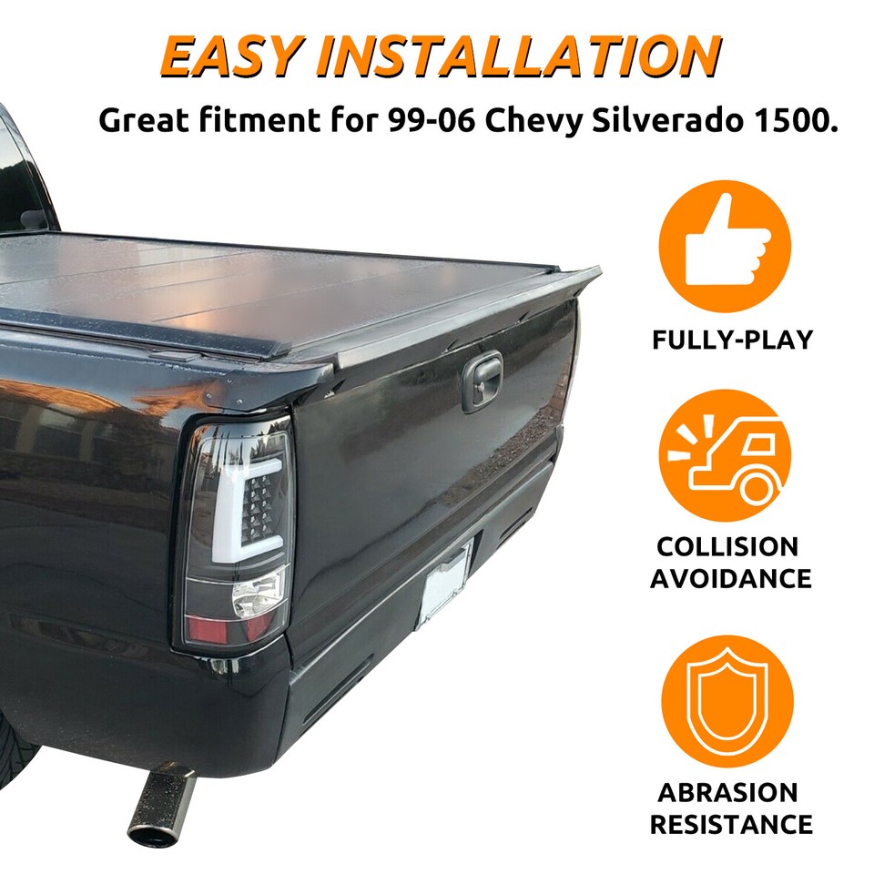 For 99-06 Chevy Silverado Tailgate Rear Spoiler Wing SS Polyurethane | eBay