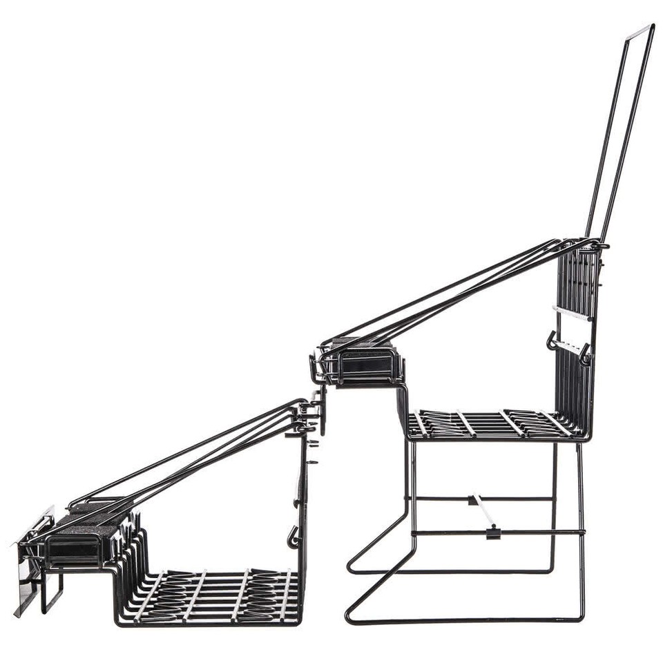 6 Airpot Coffee Display Commerical Black Wire Pot Rack Two Tier w/ Drip ...