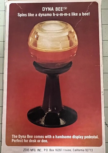 Vintage Retro "Dyna Bee" Precision Gyroscope. In Original Box With ...