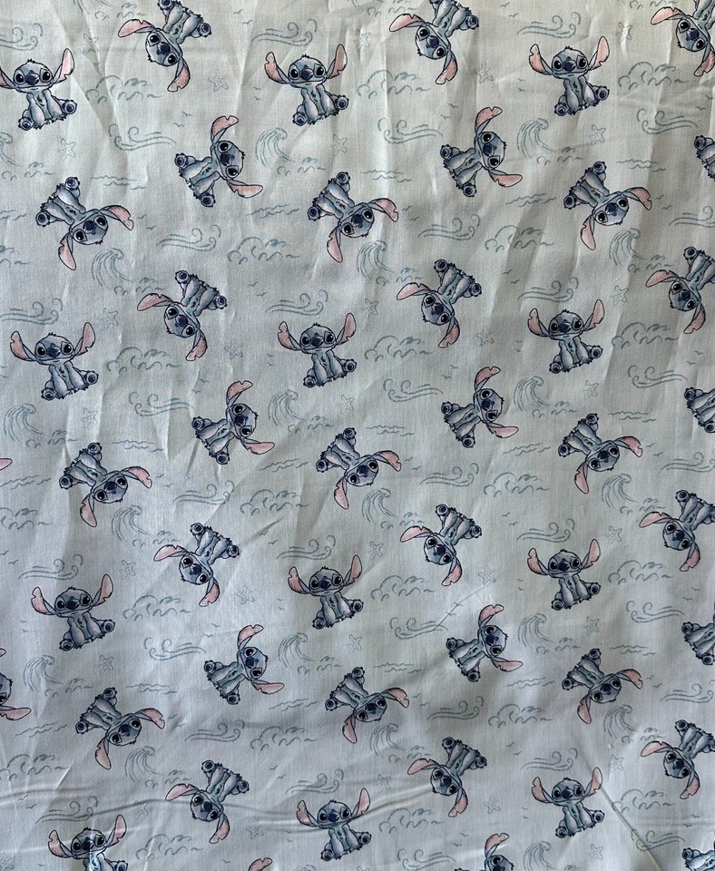 Disney Stitch and Lilo Fabric. Stitch Fabric. 100% Cotton -Sold By The ...