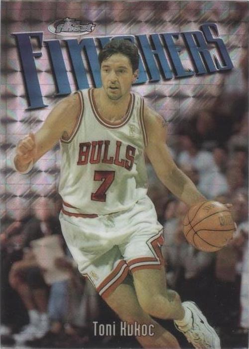 1997-98 Topps Finest - Uncommon - Silver Toni Kukoc #142 Embossed ...